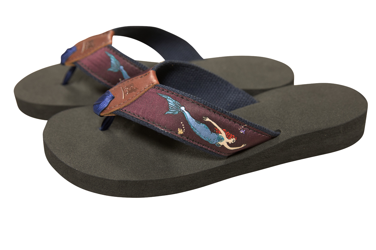 Mermaid Flip Flops - Elizabeth Lynn Designs
